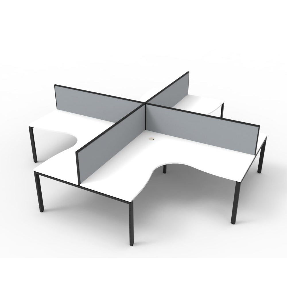 Buy Deluxe Rapid Infinity Workstations | Teamwork Office Furniture