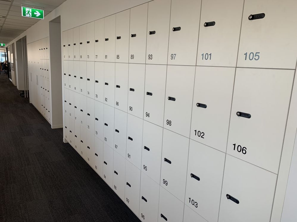 Custom Screens & Lockers — Teamwork Office Furniture